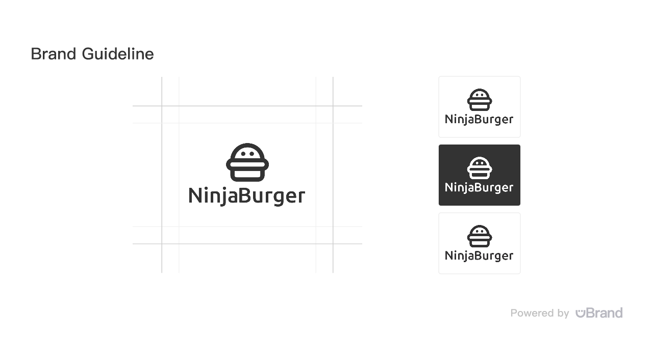 Ninja Burger Brand Guidelines - uBrand