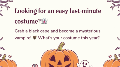 Halloween fun social media interactive post design Free online editing ...